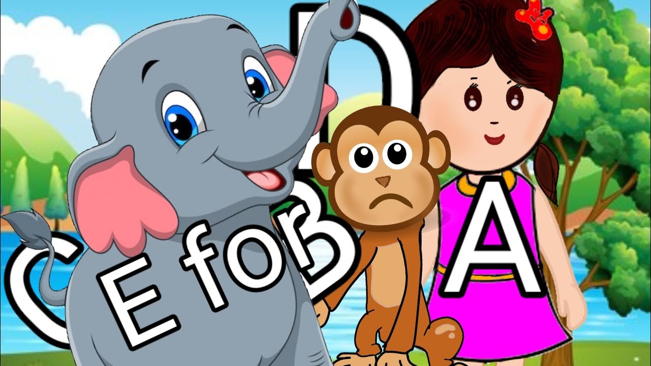 Five little monkey | abc song | duck cartoon |Owl cartoon | Bear ...