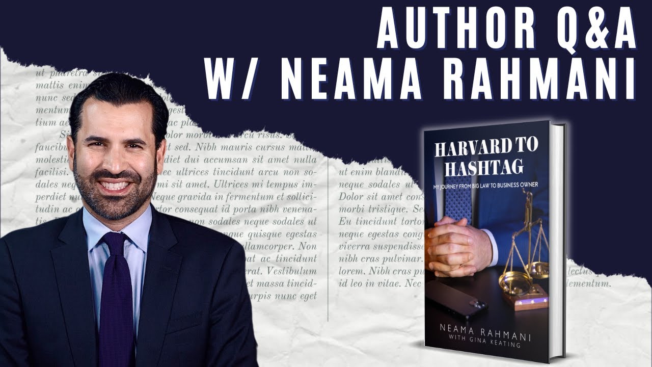 Author Q&A | Neama Rahmani on publishing his first book, leaving big ...
