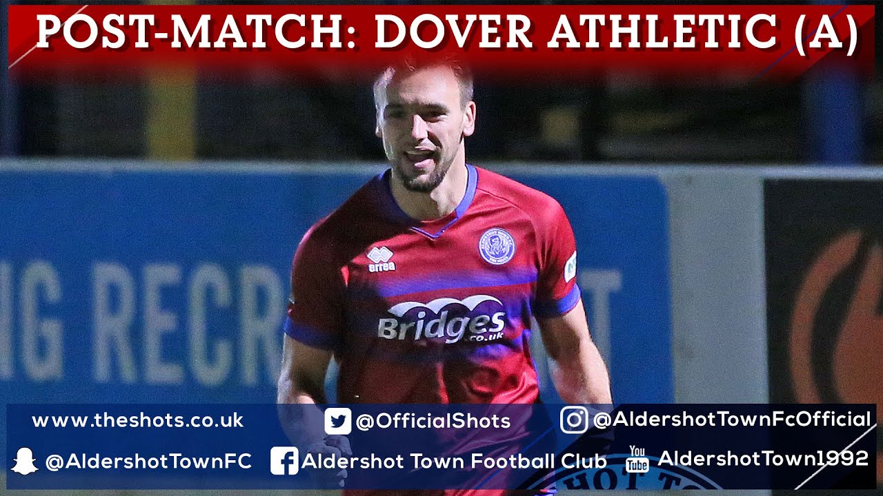 Josh Rees Post-Match: Dover Athletic (A) - YouTube