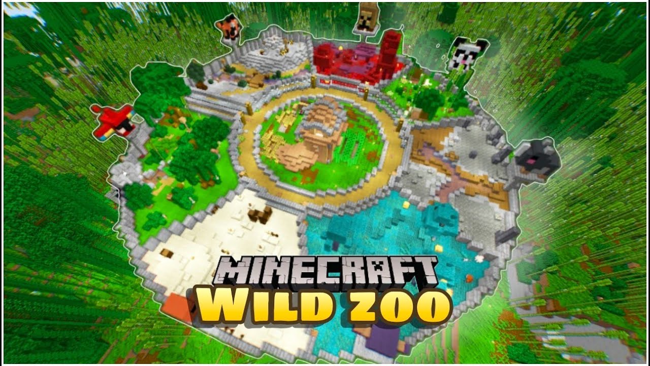 I Built a HUGE WILD ZOO in Minecraft 100 Days! - YouTube