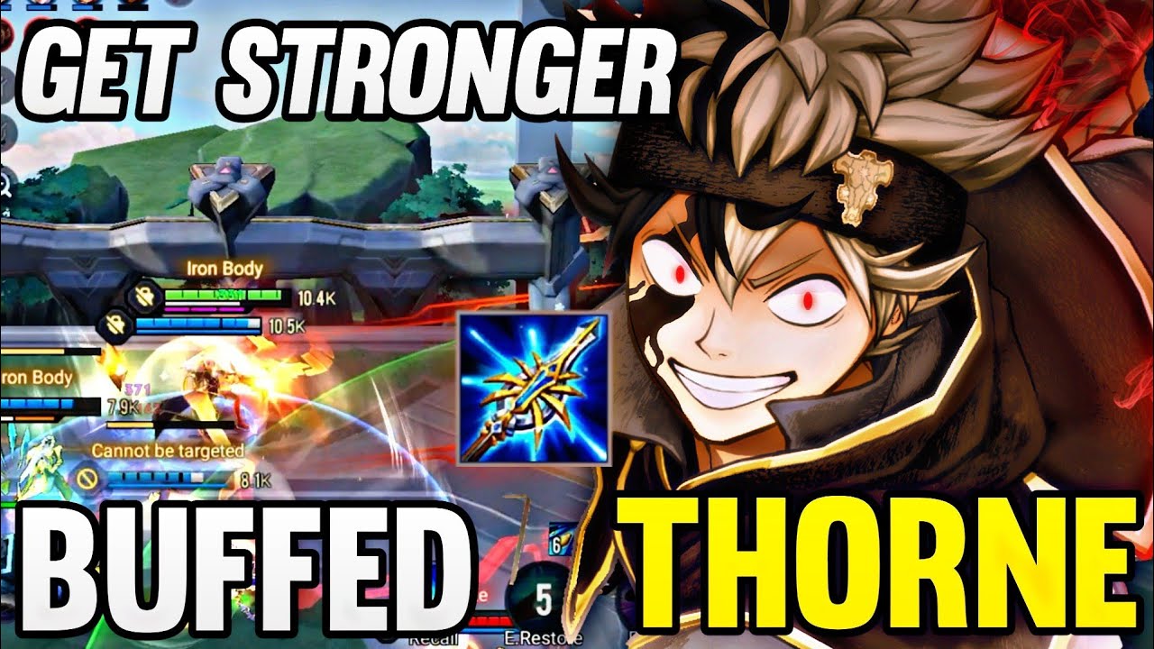 THORNE BUFFED NEW PATCH GAMEPLAY - ARENA OF VALOR | AOV - YouTube