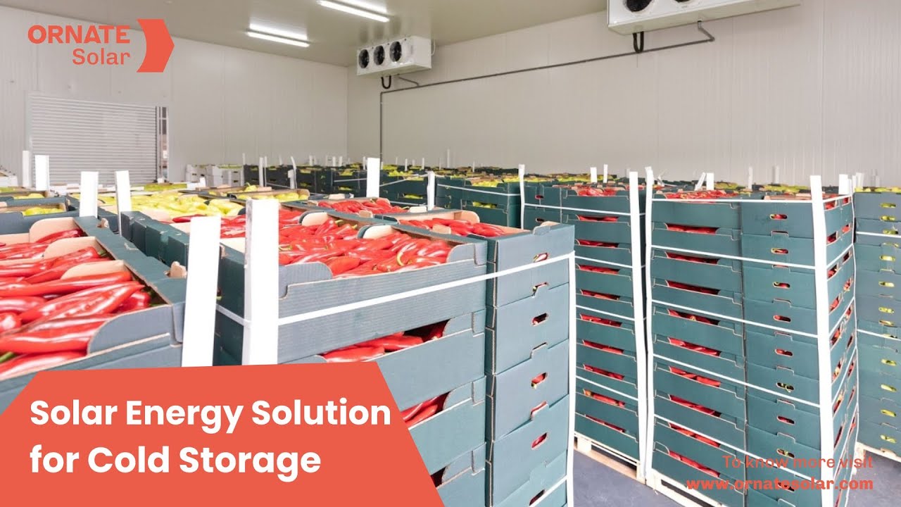 Solar-Powered Cold Storage in India | How does solar cold storage work ...