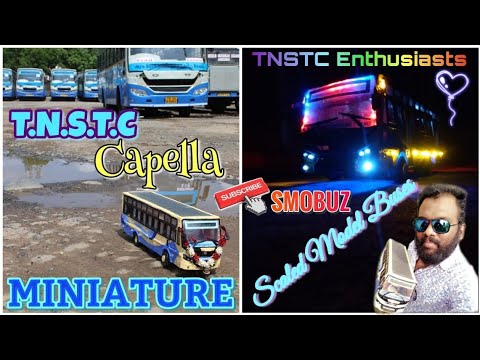 Miniature TNSTC Capella Version |📏🚍SMOBUZ-Scaled Model Bus 1:25 | TN 30 ...