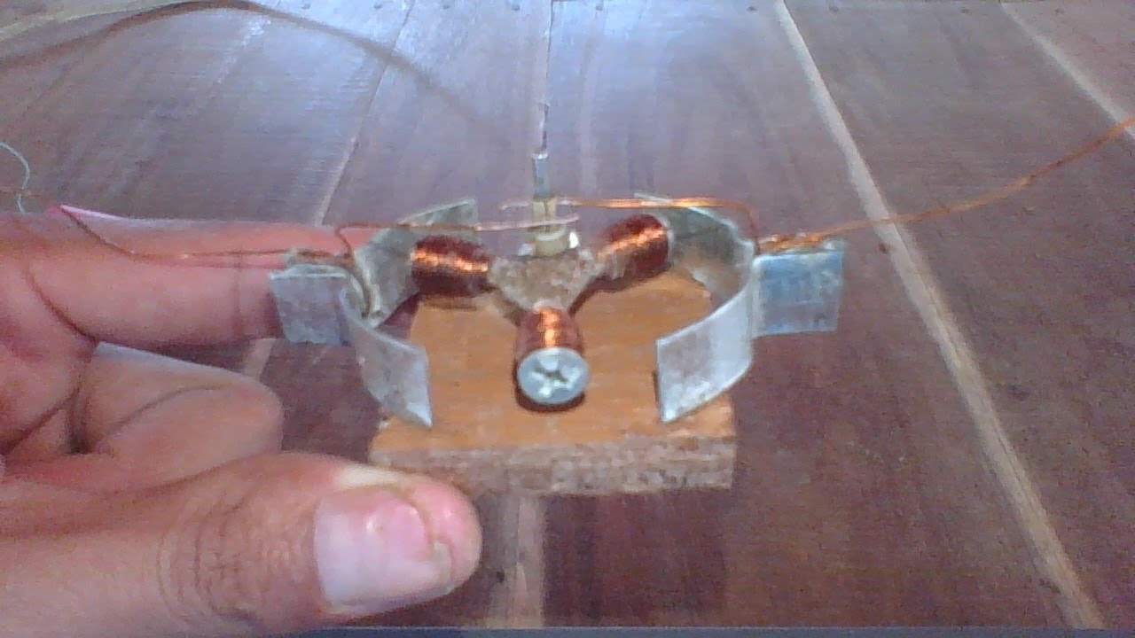Screw motor , how to make 3V DC motor using screw - YouTube