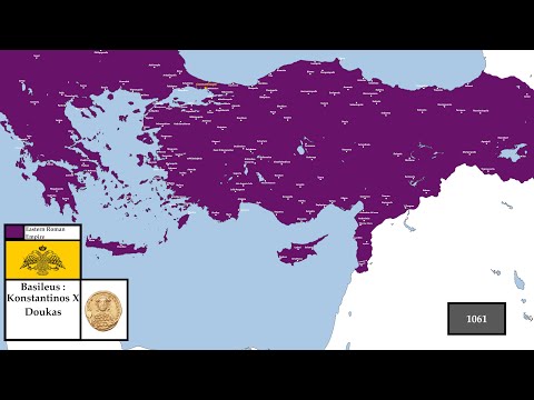 The History of the loss of Byzantine Anatolia Every Years [1061-1461]