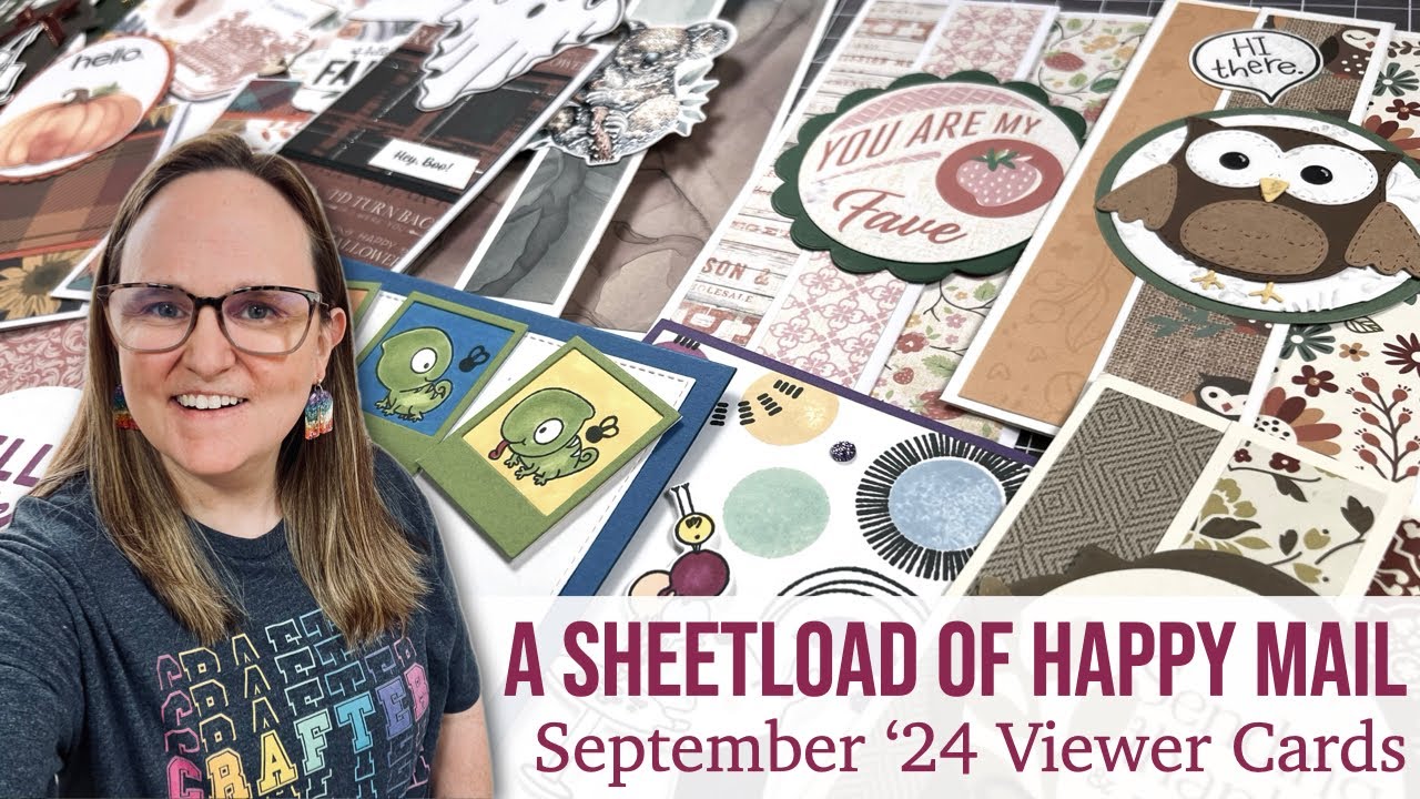 A SheetLoad of Happy Mail | September 2024 Viewer Cards #suyssep2024 ...