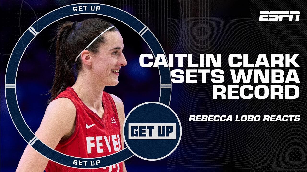 'Caitlin Clark is in COMMAND!' Sets WNBA single-game assist record + ROTY talk 🙌 | Get Up - YouTube