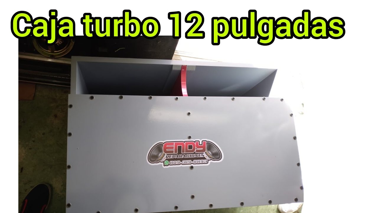 cajón turbo de 12 pulgadas -Endy proyectos👌 - YouTube
