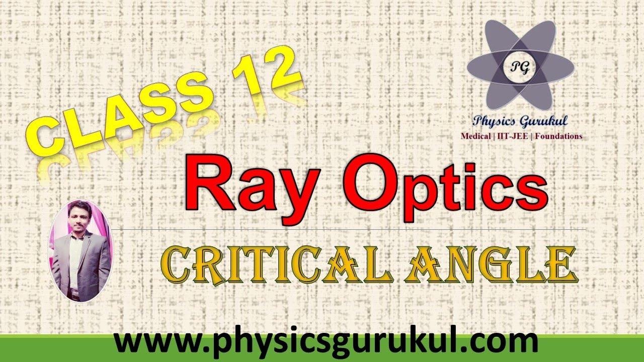 Class 12th Physics | Critical angle - YouTube