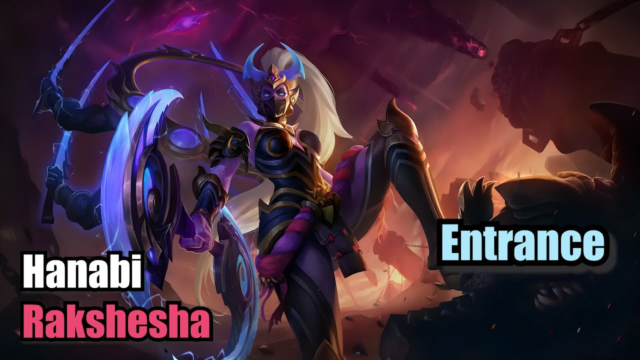 Hanabi Rakshesha Skin Lucky Box Entrance (Upscale 4K) Mobile Legends # ...