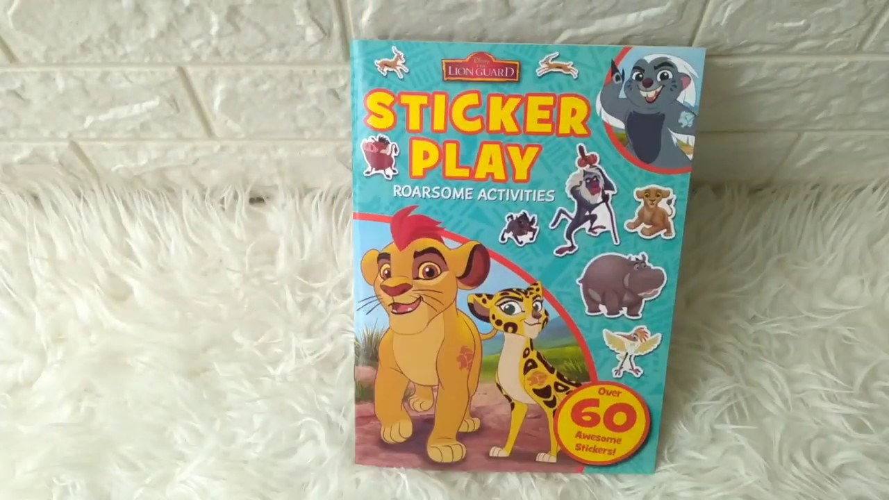 Disney The Lion Guard Sticker Play Roarsome Activities (Over 60 Awesome ...