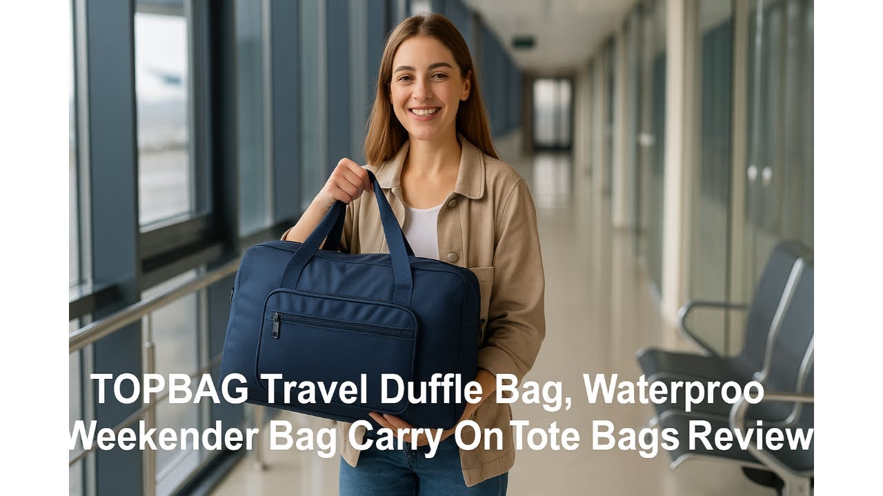 🧳 TOPBAG Travel Duffle Bag, Waterproof Weekender Bag Carry On Tote Bags ...