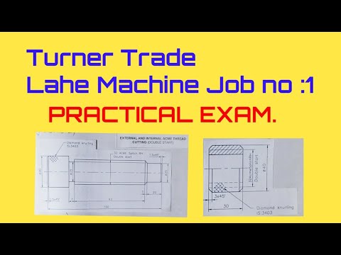 External and Internal Acme Thread Cutting ( Double Start) cut on Lathe ...