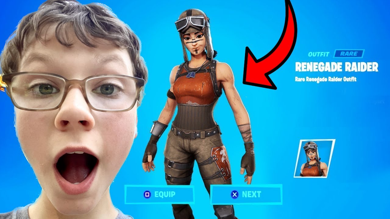 🔴LIVE - OG RENEGADE RAIDER BACK IN FORTNIE ITEM SHOP!!! - YouTube