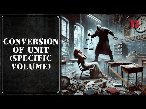 13. Conversion of Unit (Specific Volume) | Chemical Engineering | The ...