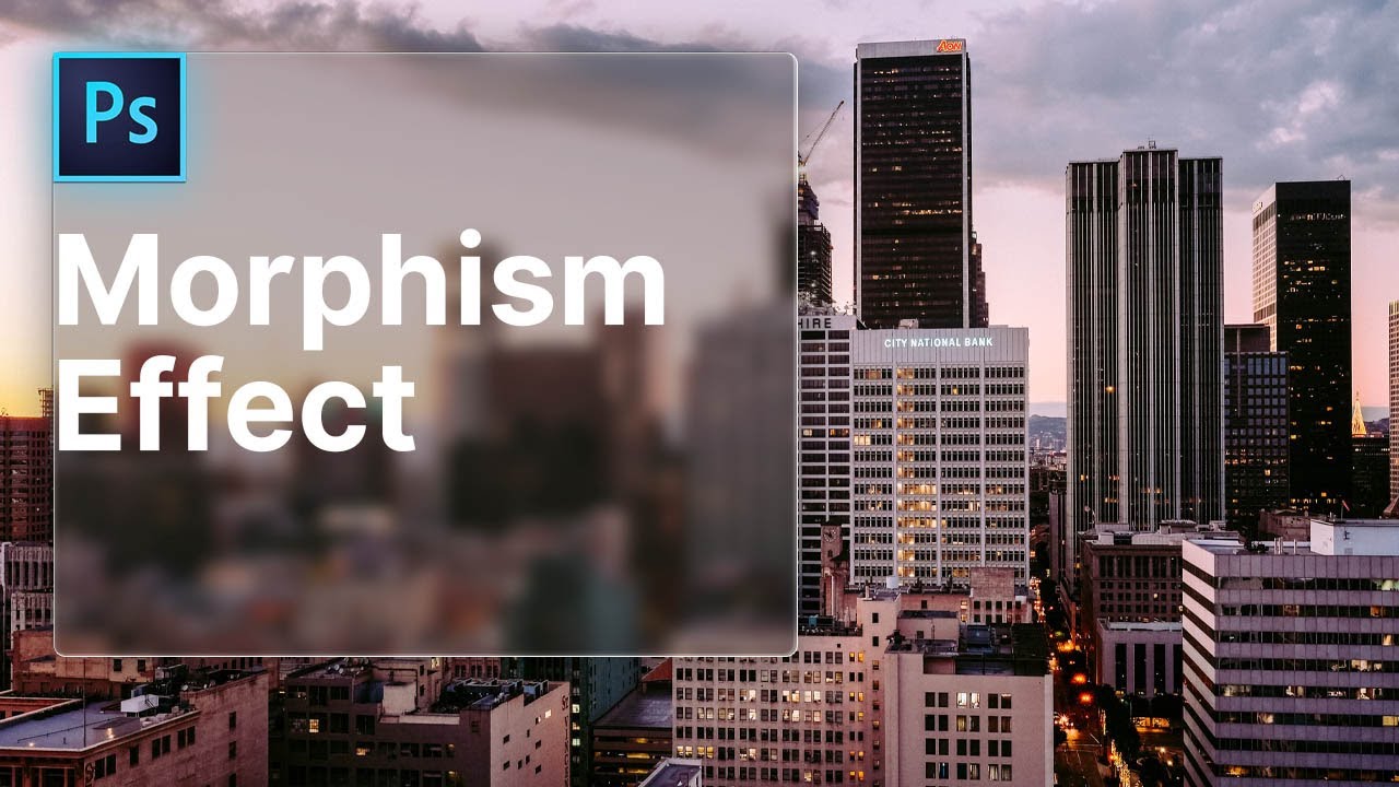 How to Create a Glass Morphism Effect in Photoshop | #photoshoptutorial ...