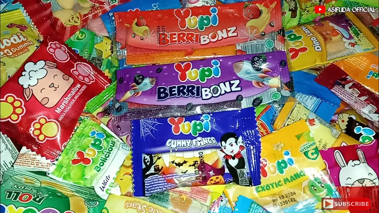 Unboxing Yupi BerriBonz Strawberry🍓🍓 Yupi BerriBonz Grape🍇🍇New Yupi ...