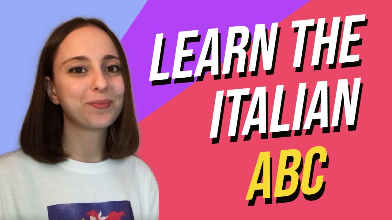 Learn The Italian Alphabet With Examples! - YouTube