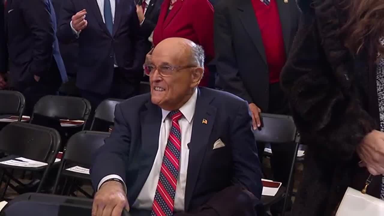 Rudy Giuliani attends inauguration of President-Elect Donald Trump ...