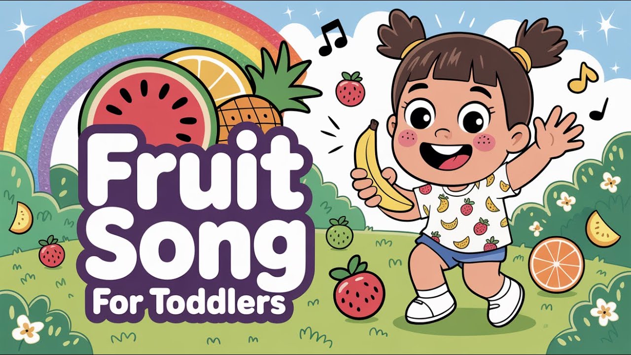 Fruit Song for Toddlers 🎵 | Fun and Catchy English Song to Learn Fruits ...