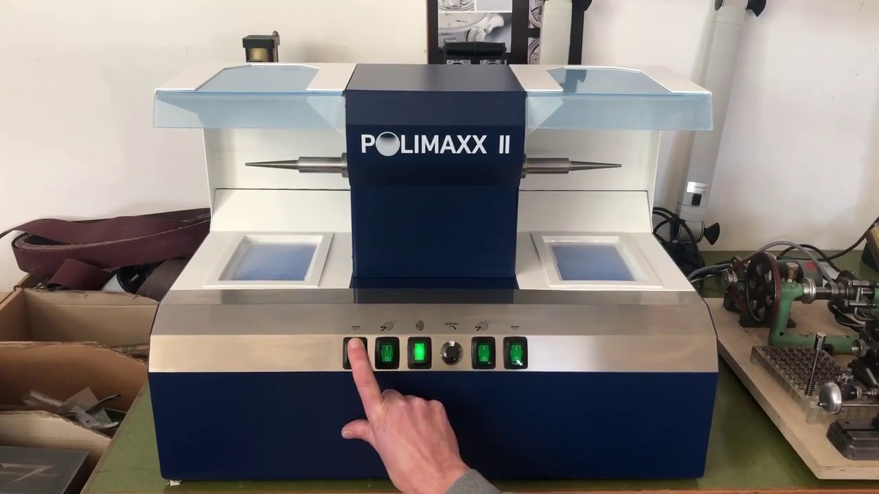 Greiner Polimaxx II Lucidatrice / Polishing Machine - Bergotime - YouTube