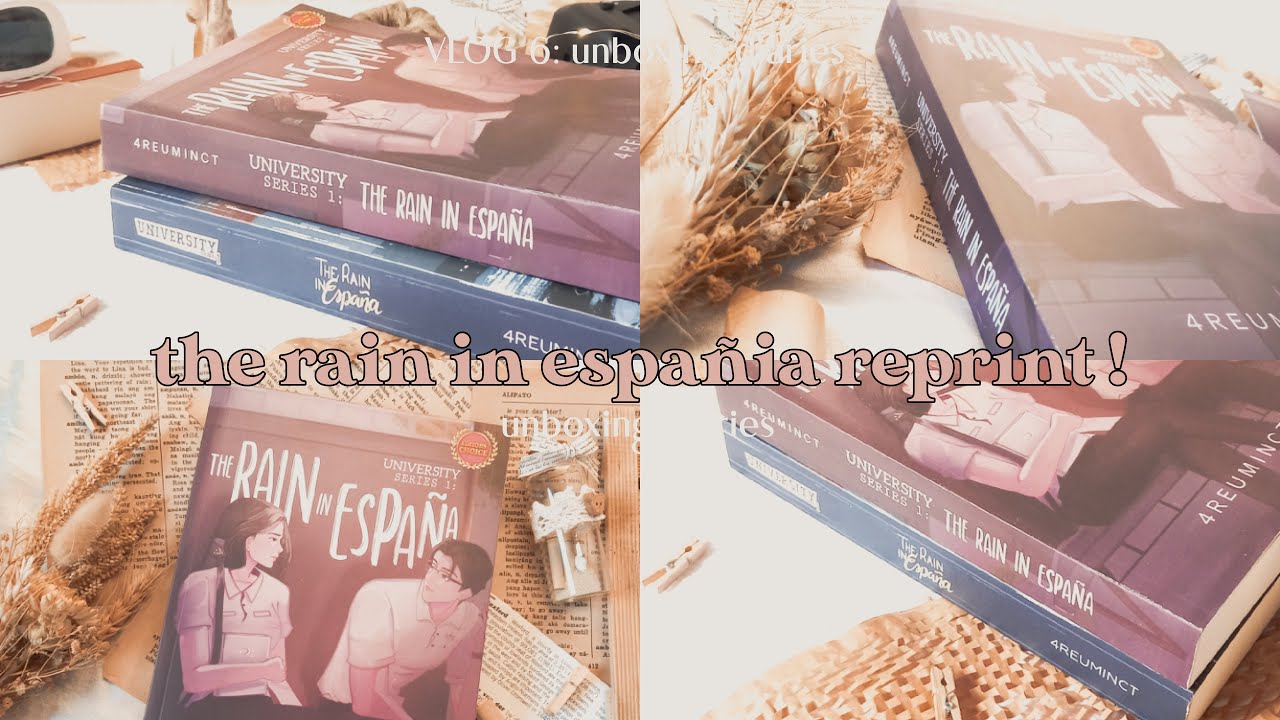 unboxing diaries 📦 | the rain in españia book (reprint) unboxing ...