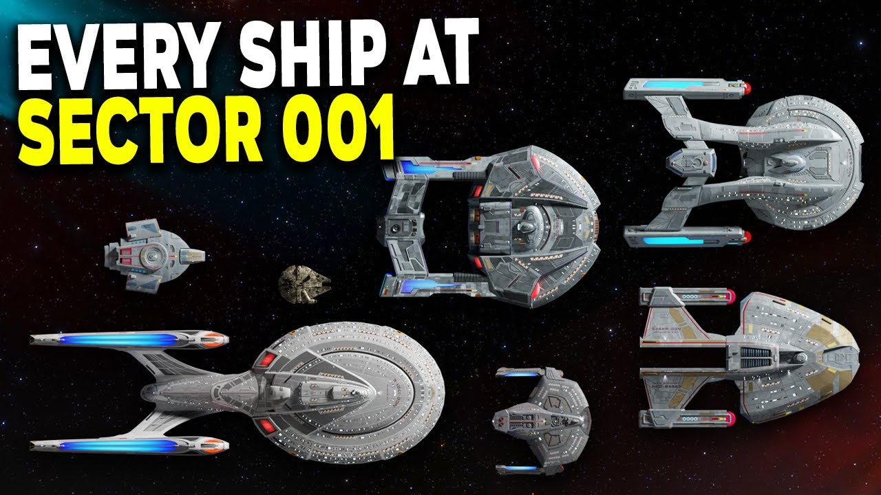Every Ship at the BATTLE of Sector 001 - Star Trek Explained - YouTube