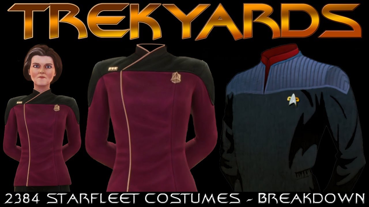 2384 Starfleet Costumes - Breakdown (ST: Prodigy) - YouTube