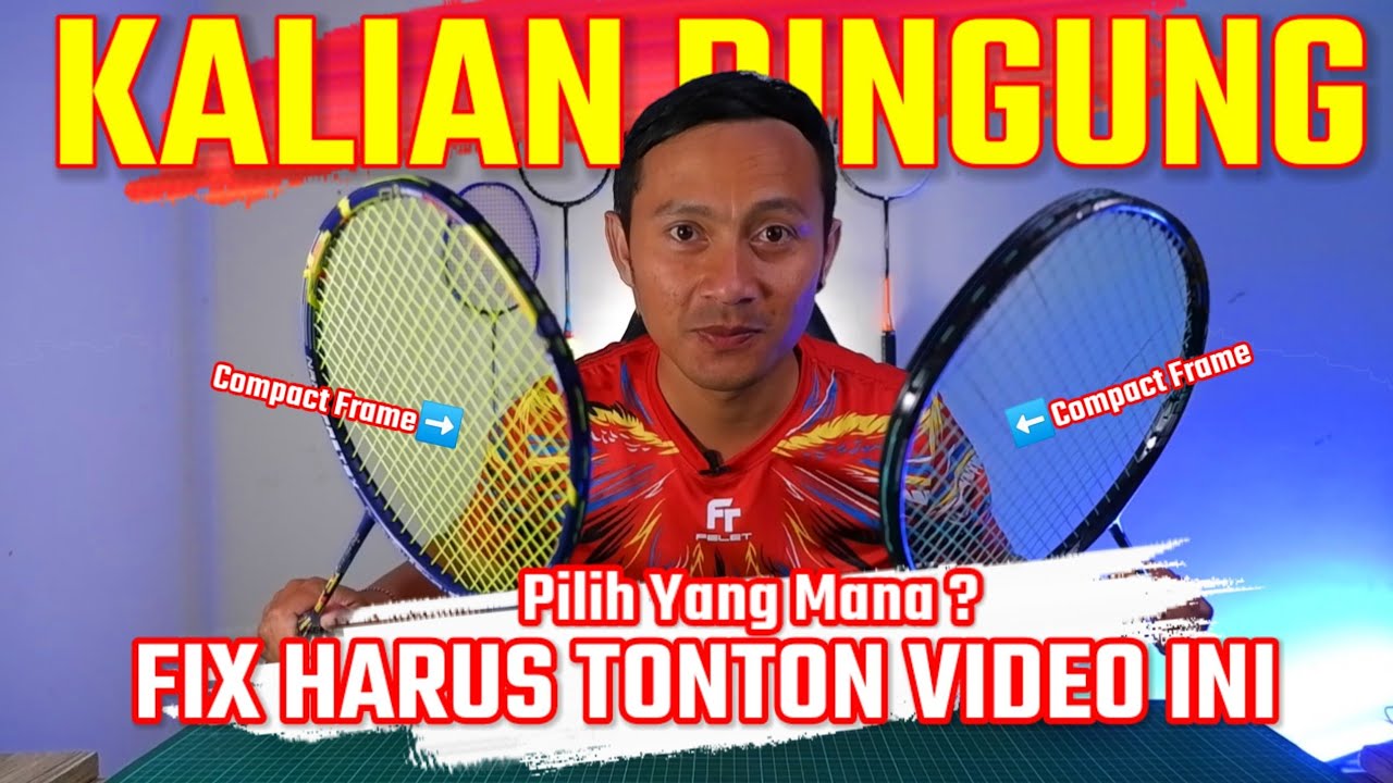 2 Raket Viral frame Compact Yang Bikin Bingung ?? Felet Aeroforece vs ...