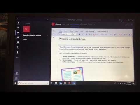 Create a Class Notebook - for Teachers - YouTube