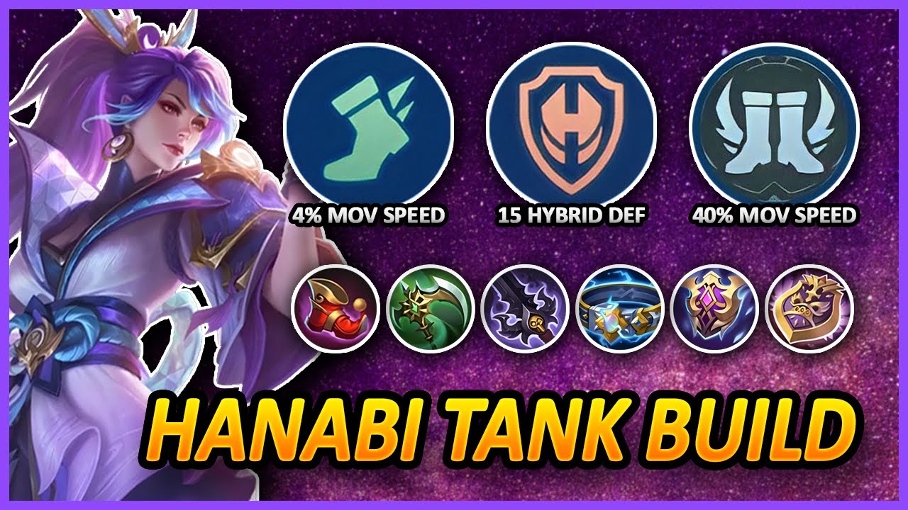 Hanabi Attack Speed & TANKY Build (Hard To Be Killed 🔥) - Hanabi ...