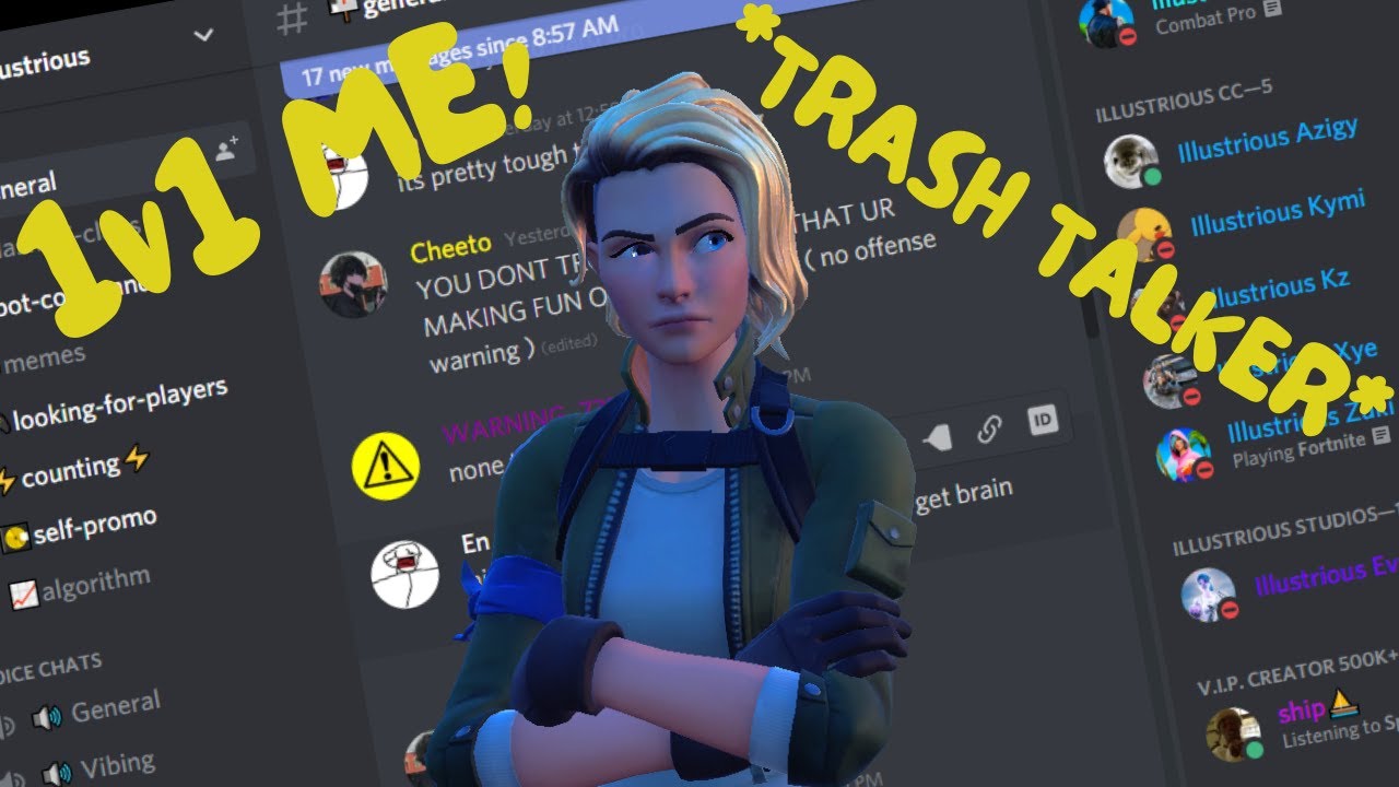 DESTROYING DISCORD TRASH TALKER WITH ONE HAND! - YouTube