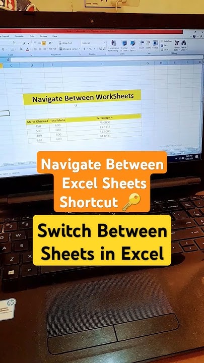 Shortcut key to Switch Between Sheets in Excel #shorts #exceltips # ...