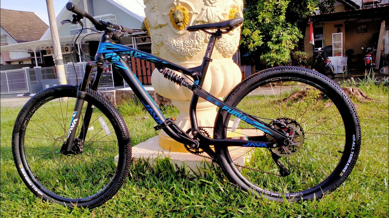 TEST DRIVE SEPEDA GUNUNG JAVA FURIA. SEPEDA HARGA EKONOMIS - YouTube