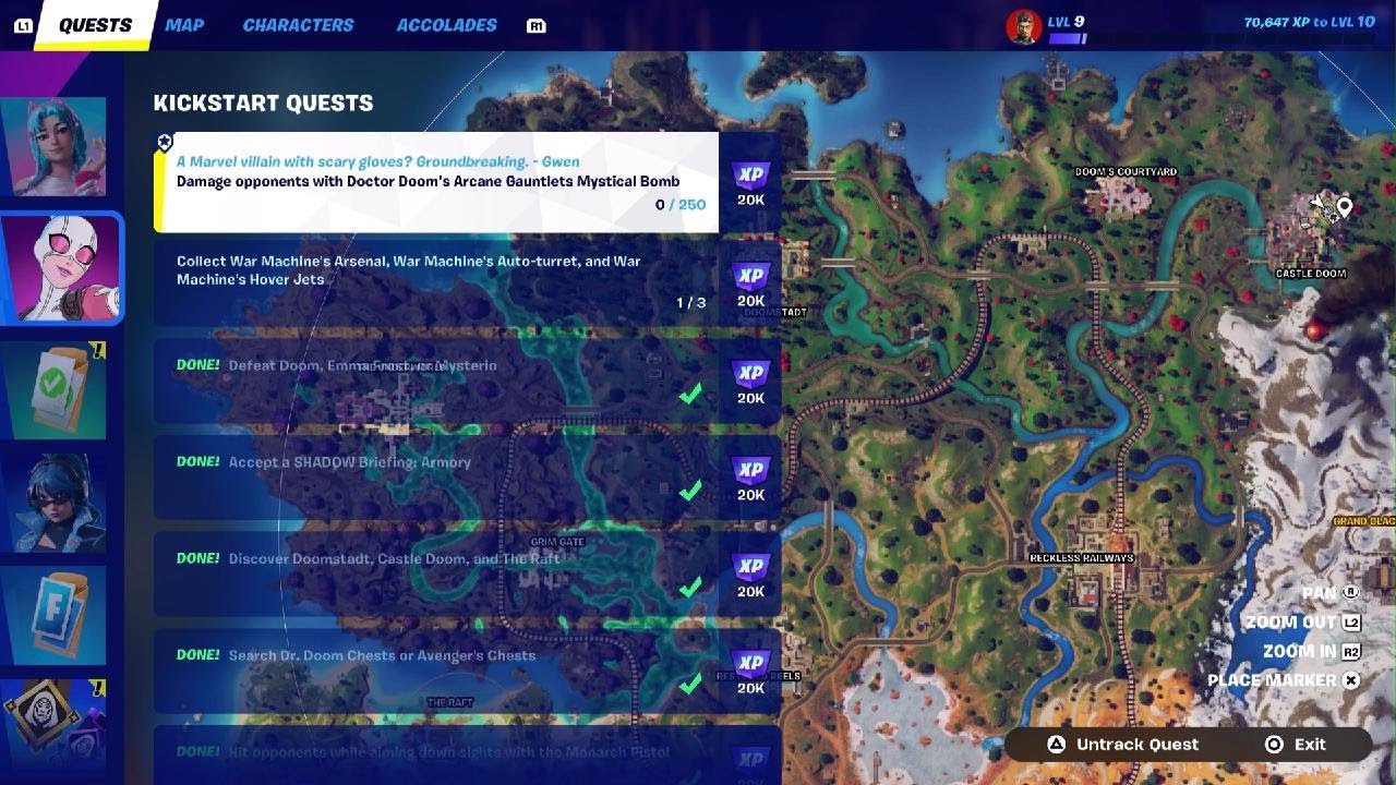 Damage opponents with doctor doom's arcane gauntlets mystical bomb ...