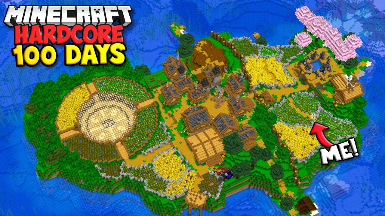 I Survived 100 DAYS On An ISLAND In Minecraft 1.20 HARDCORE [FULL MOVIE ...