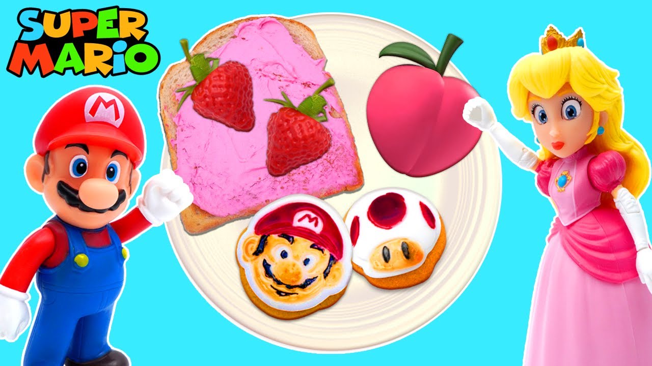 Super Mario Bros Princess Peach Yummy Breakfast Morning Routine | Fun ...
