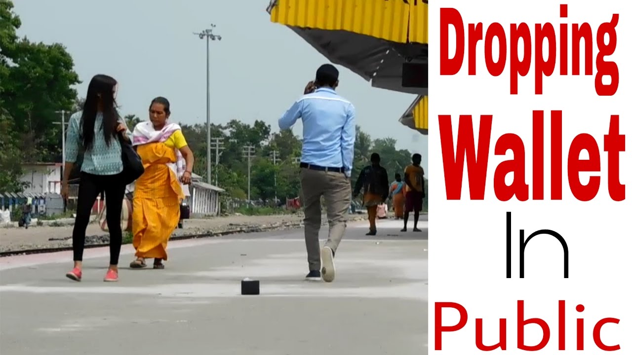 Dropping Wallet in Public(Social experiment)Prank In India - YouTube