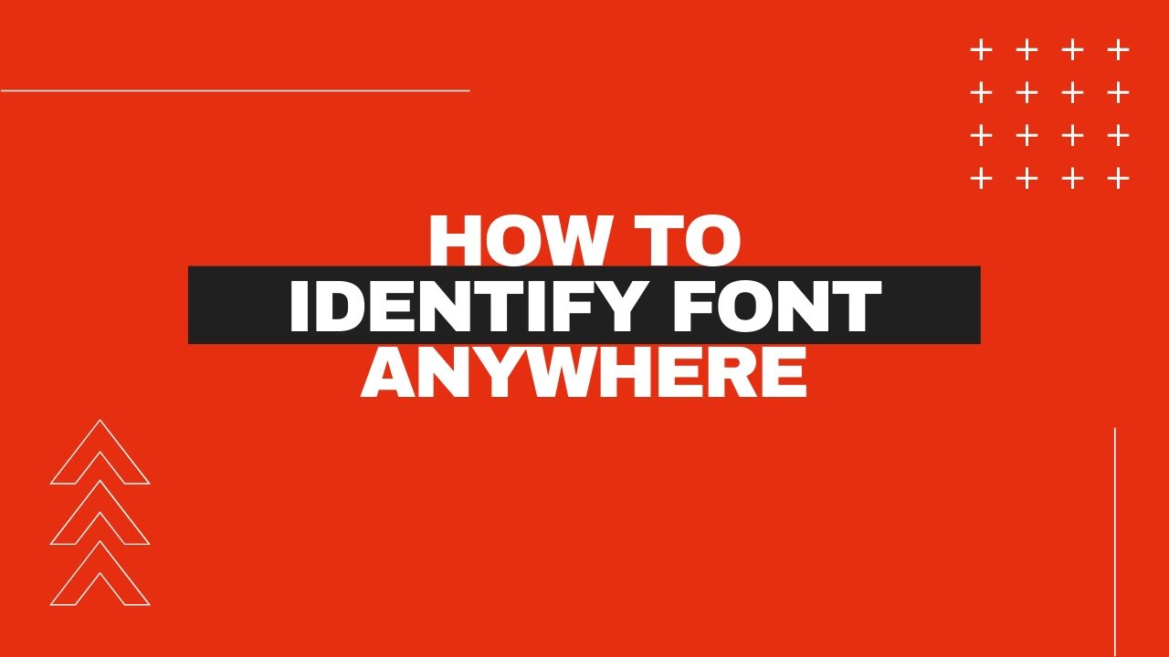 Identify Typography anywhere: How to Identify the text typography on ...