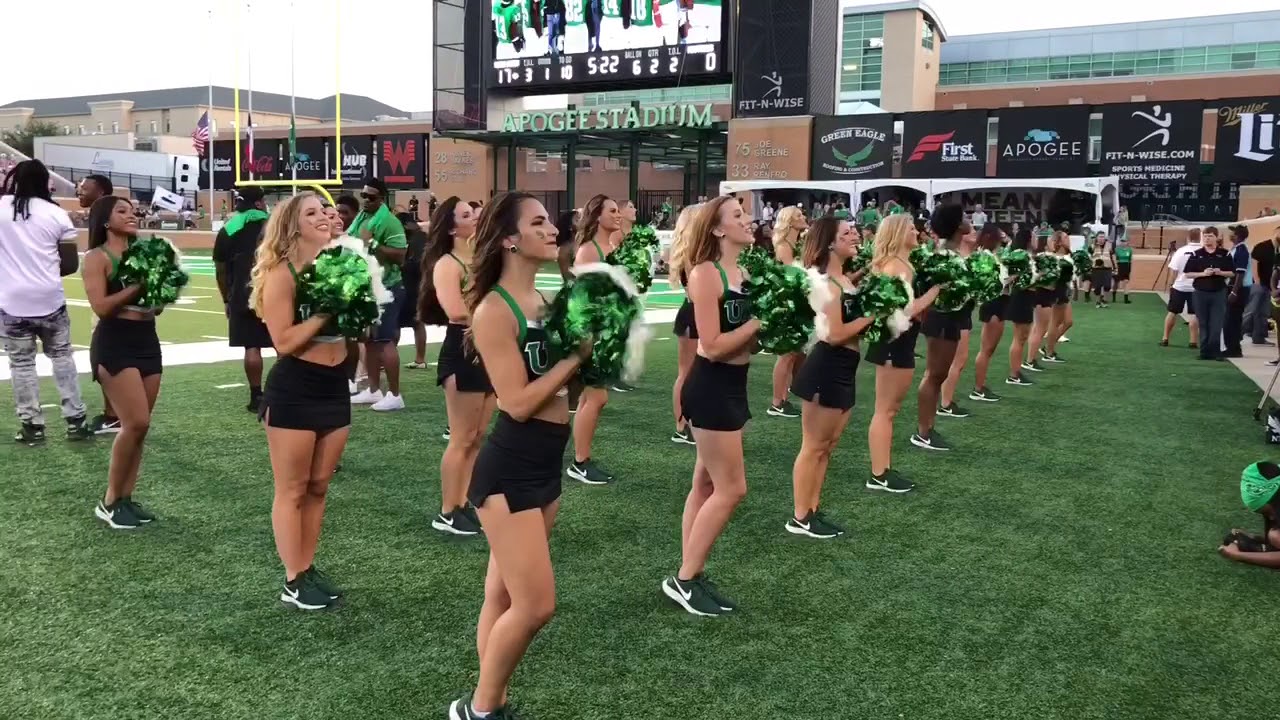 North Texas Dancers: Mean Green vs SMU - YouTube