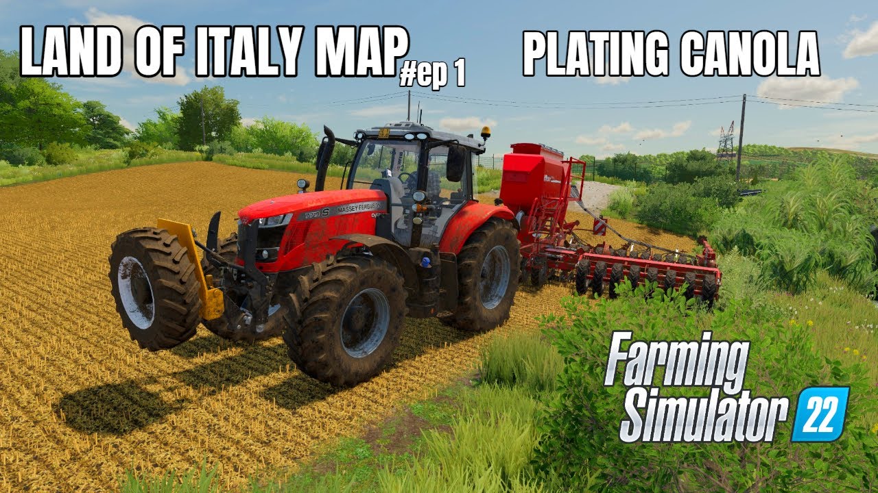 LAND OF ITALY MAP || FARMING SIMULATOR 22 || VINTAGE TRACTOR MOD ...