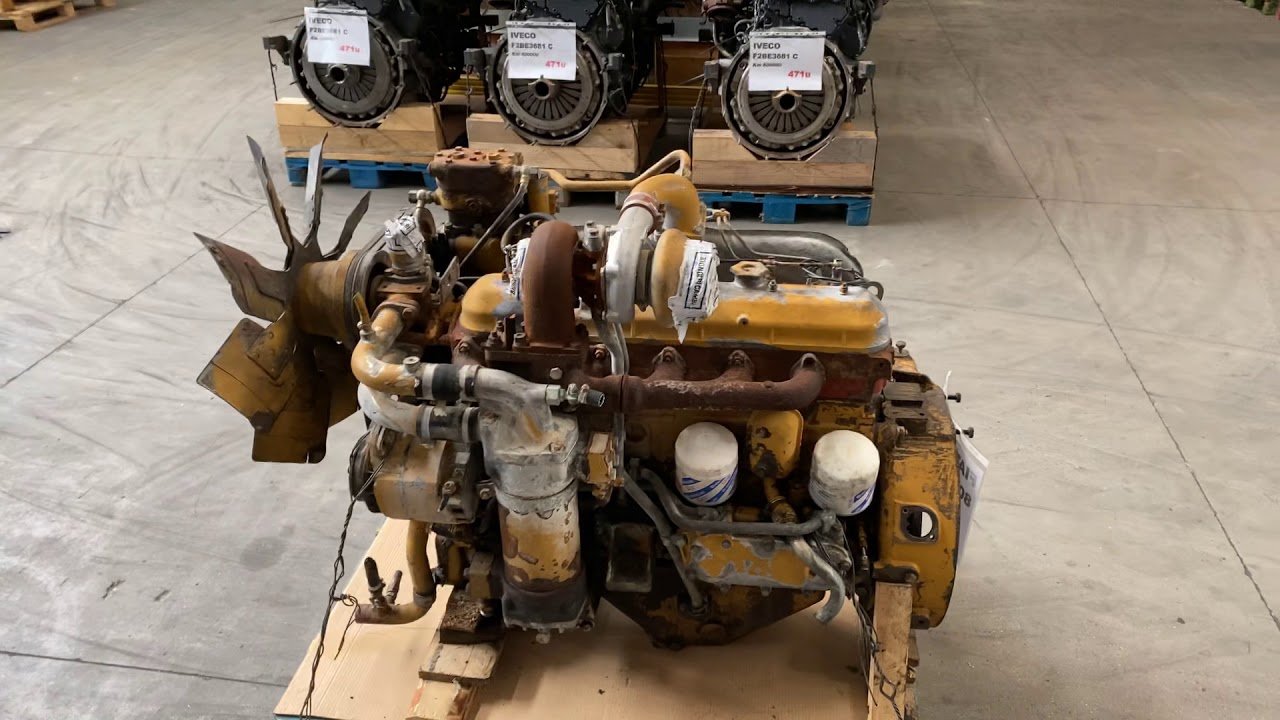 Fiat 8065.24 engine - YouTube