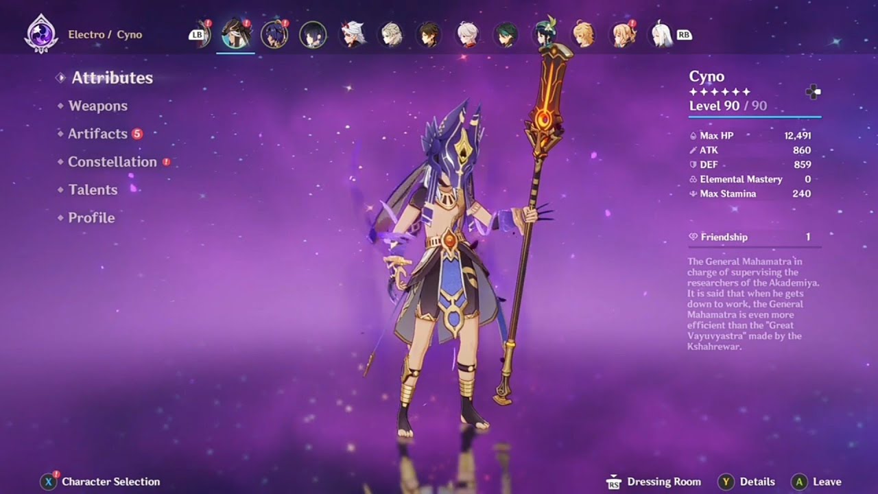 CYNO LEAKS ELEMENTAL BURST, ELEMENTAL SKILL, CONSTELATION,TALENT ...