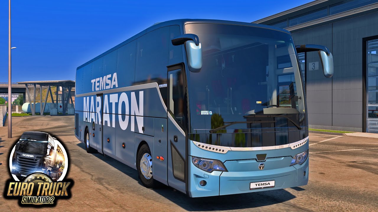 Temsa Maraton 13 VIP | Euro Truck Simulator 2 | Logitech G29 | #ets2 1. ...