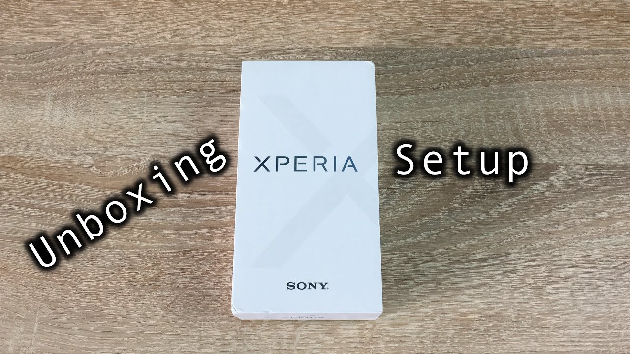 Sony Xperia X Unboxing and Setup - YouTube