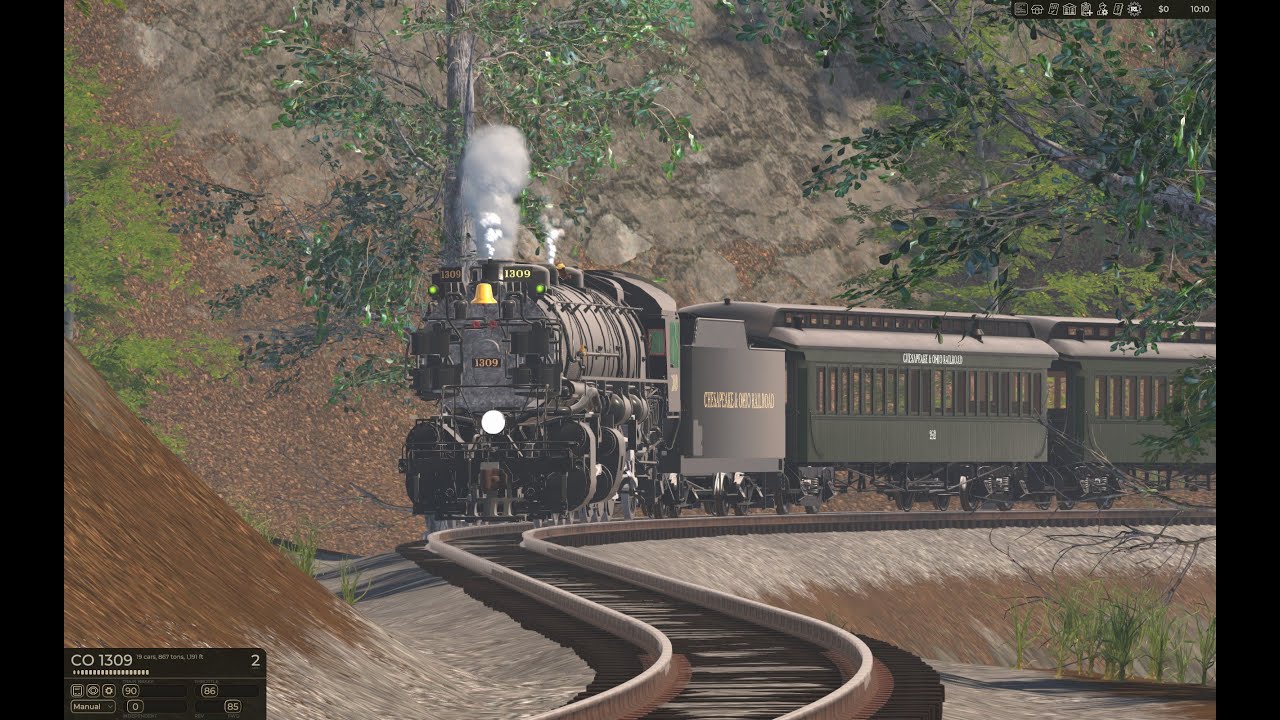 Railroader (Train Sim): Chesapeake & Ohio H-6 Class 2-6-6-2 Mallet ...