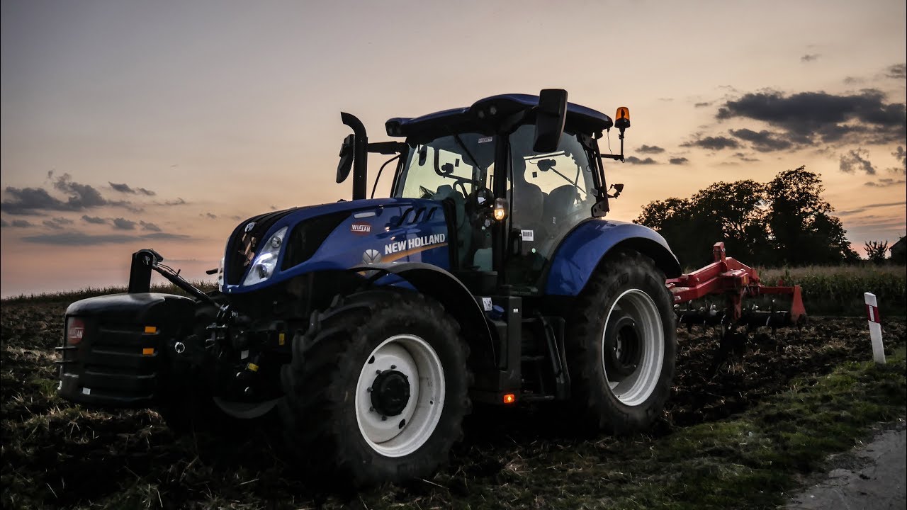 |Testy ciągnika NewHollanda T6.180 DYNAMIC command | WIALAN | - YouTube