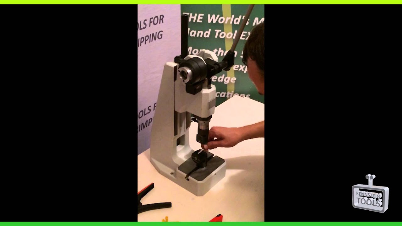 Toggle Press (a member of our crimp system tool family) - YouTube