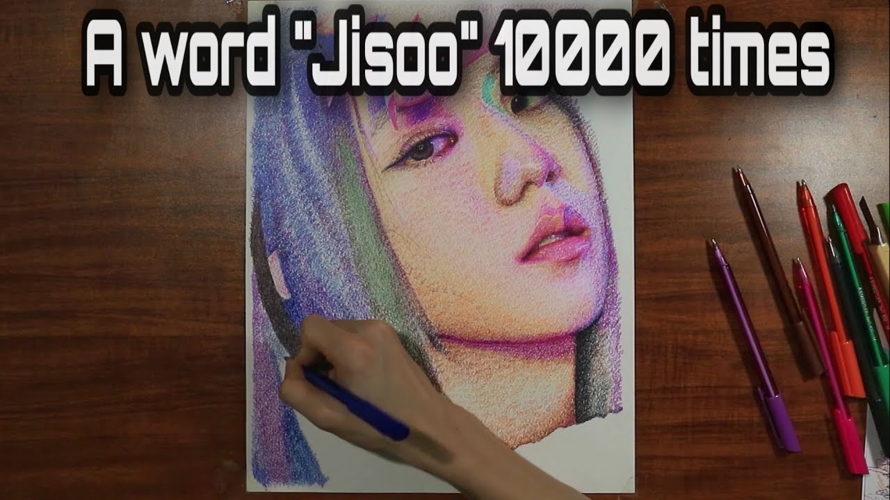 Drawing Blackpink : Jisoo | Drawing Khanhnguyen - YouTube