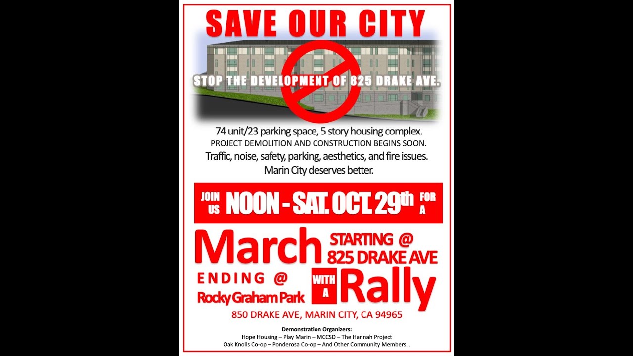 STOP DEVELOPMENT @ 825 DRAKE AVE - YouTube
